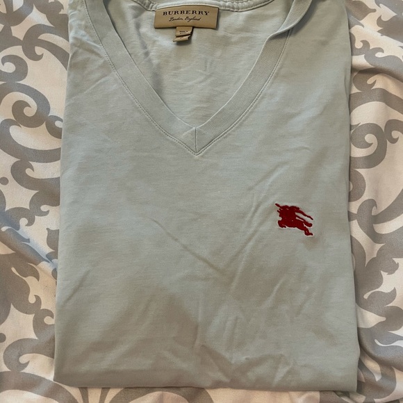 Burberry | Shirts | Mens Burberry Vneck Tshirt | Poshmark